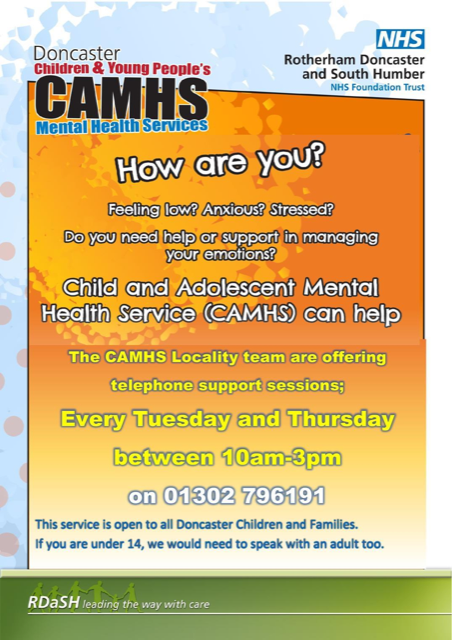 Mental Health Support : New College Doncaster